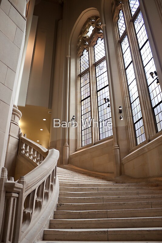 "The Grand Staircase in the Suzzallo Library" by Barb White | Redbubble