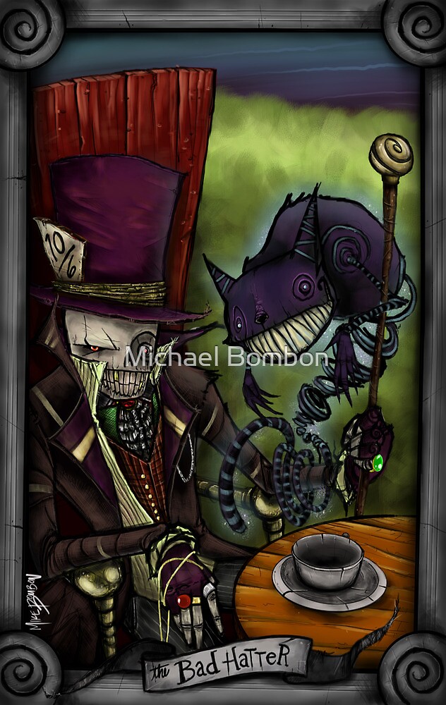 "The Bad Hatter" by Michael Bombon | Redbubble