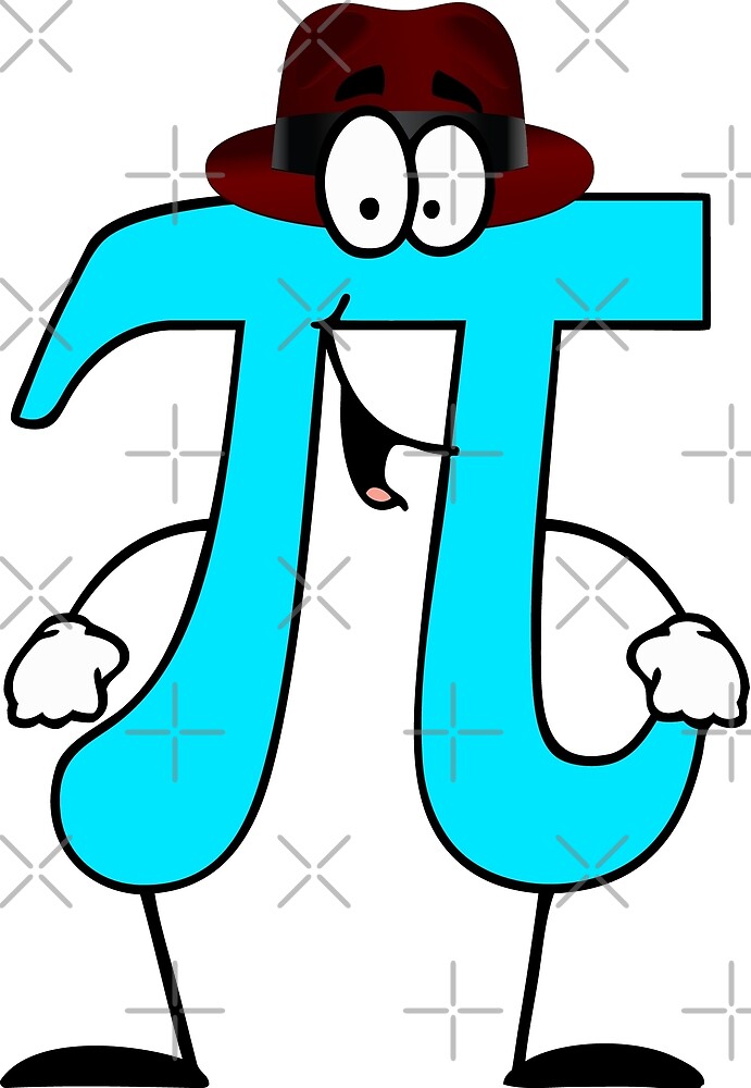 "π pi cartoon design π" by Handstand365 | Redbubble