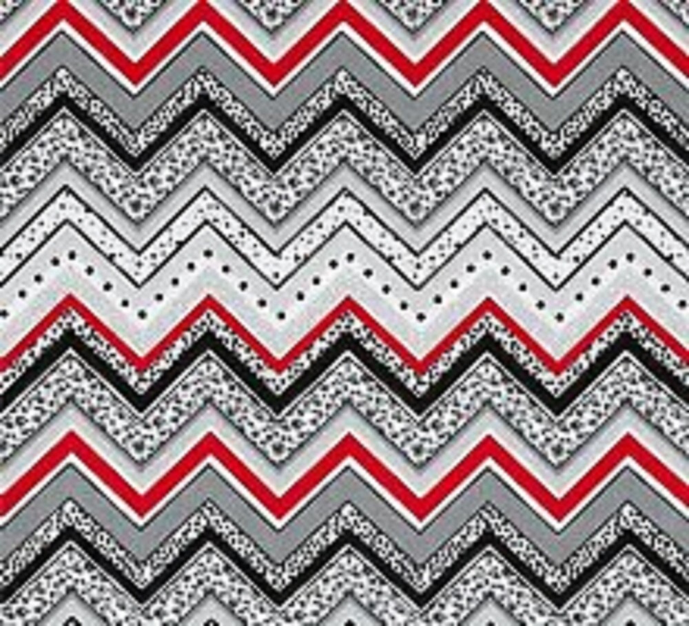 "Black Gray and Red Chevron Design" by misskris766 | Redbubble