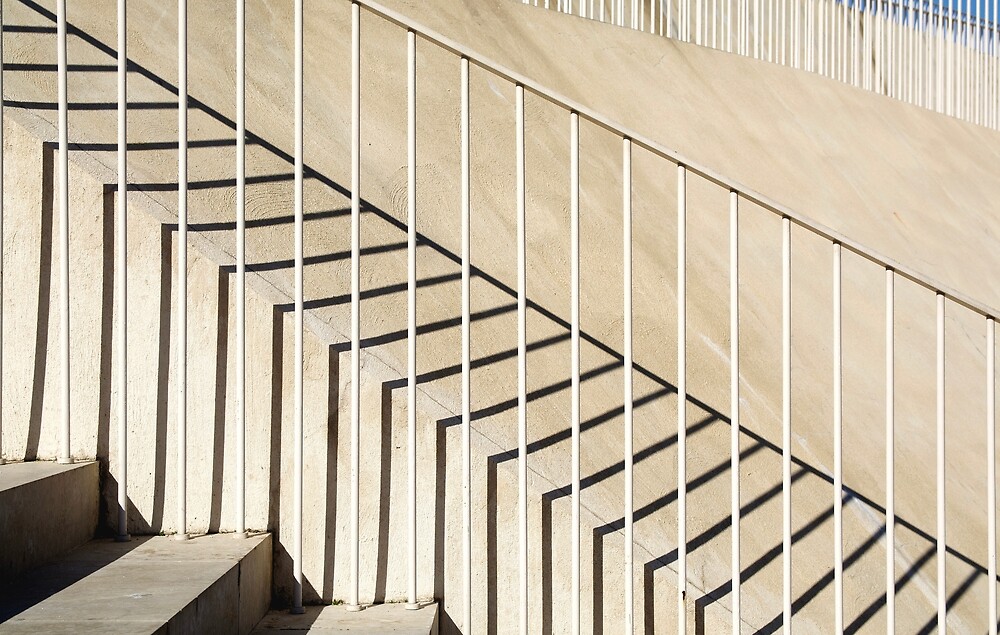 "Railing Abstract" by Alexandra Lavizzari | Redbubble