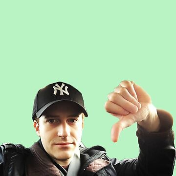 "Joe Mazzello Says NO!" Sticker for Sale by tinycrocs | Redbubble