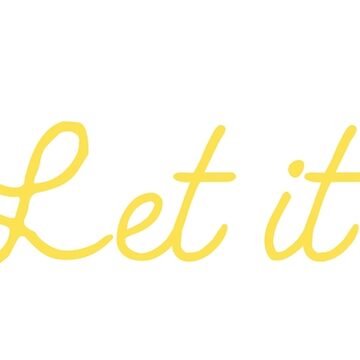 "Let it be daisy" Sticker for Sale by Iva Dedijer | Redbubble