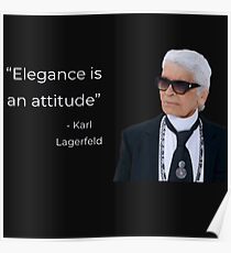 Karl Lagerfeld: Poster | Redbubble