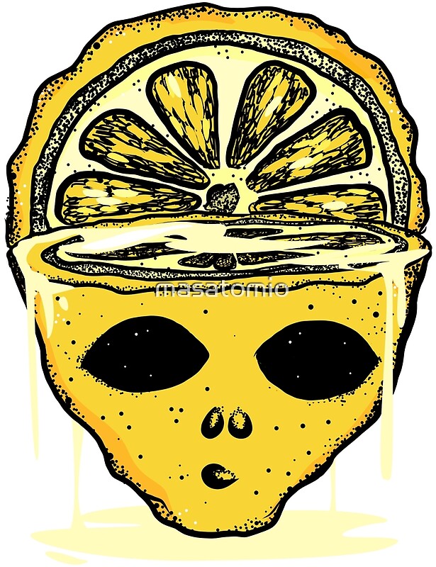 "Alien lemon" by masatomio | Redbubble
