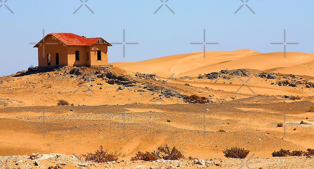 "Lonely deserted house in Namib desert." by Rudi Venter | Redbubble