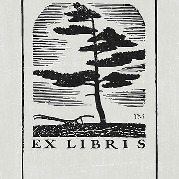 "Ex Libris - Vintage Book Plate" Sticker for Sale by RainyDayTees ...