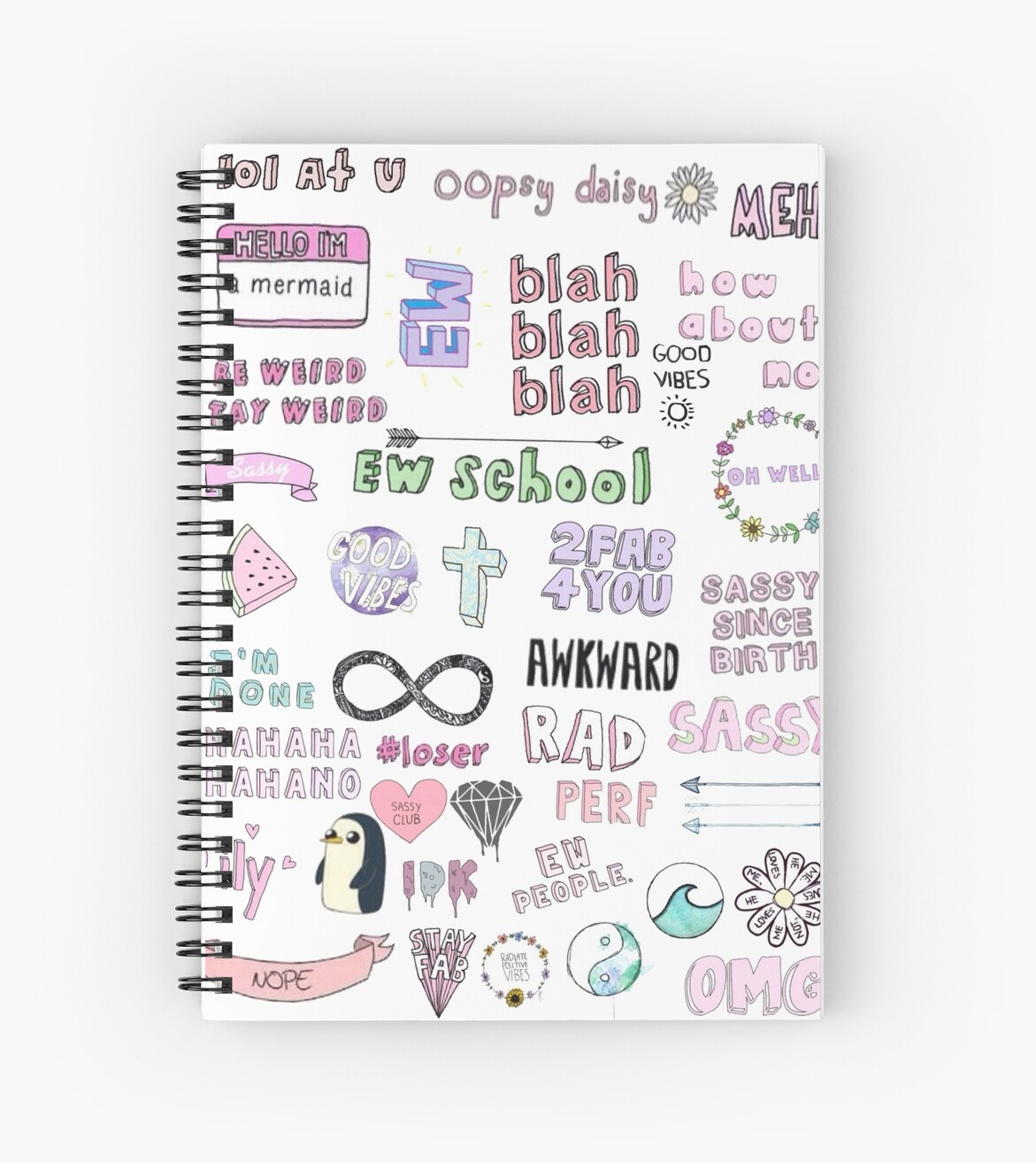 Tumblr Notebook Designs