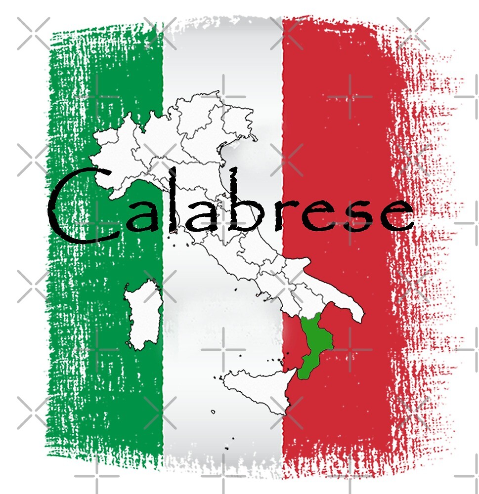 "Calabrese Graphic" by lilboxofrandom | Redbubble