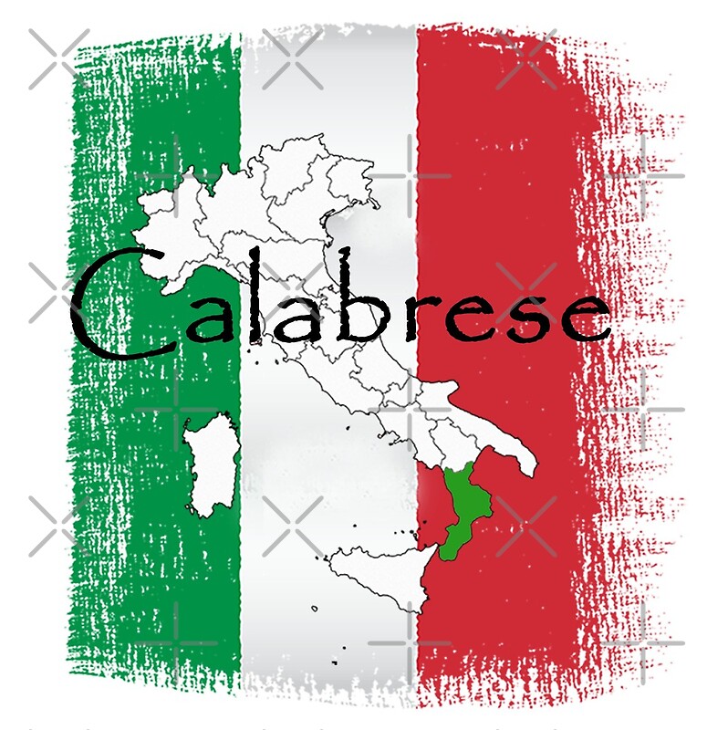 "Calabrese Graphic" by lilboxofrandom | Redbubble