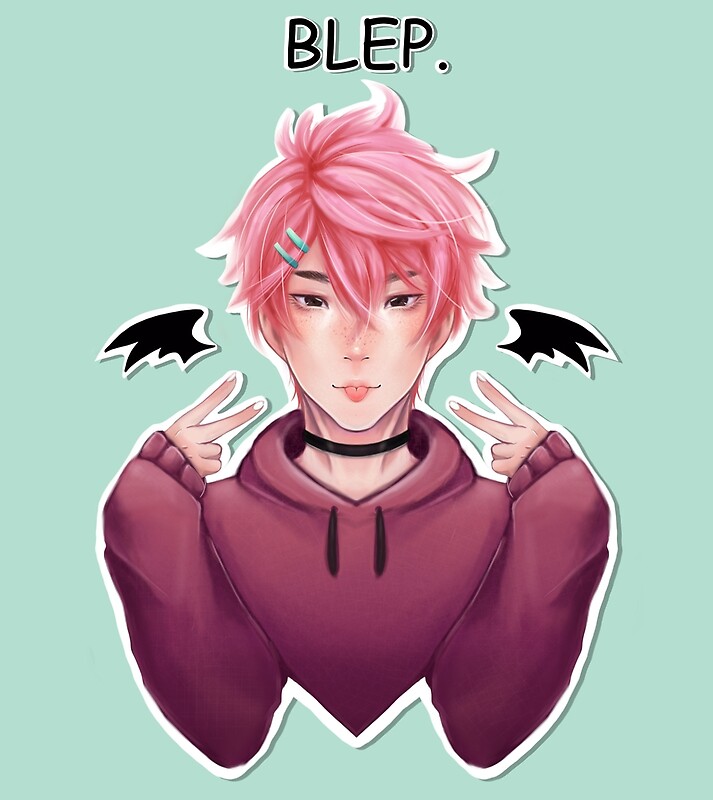 "Demon Boy Blep" by Devious-Monster | Redbubble