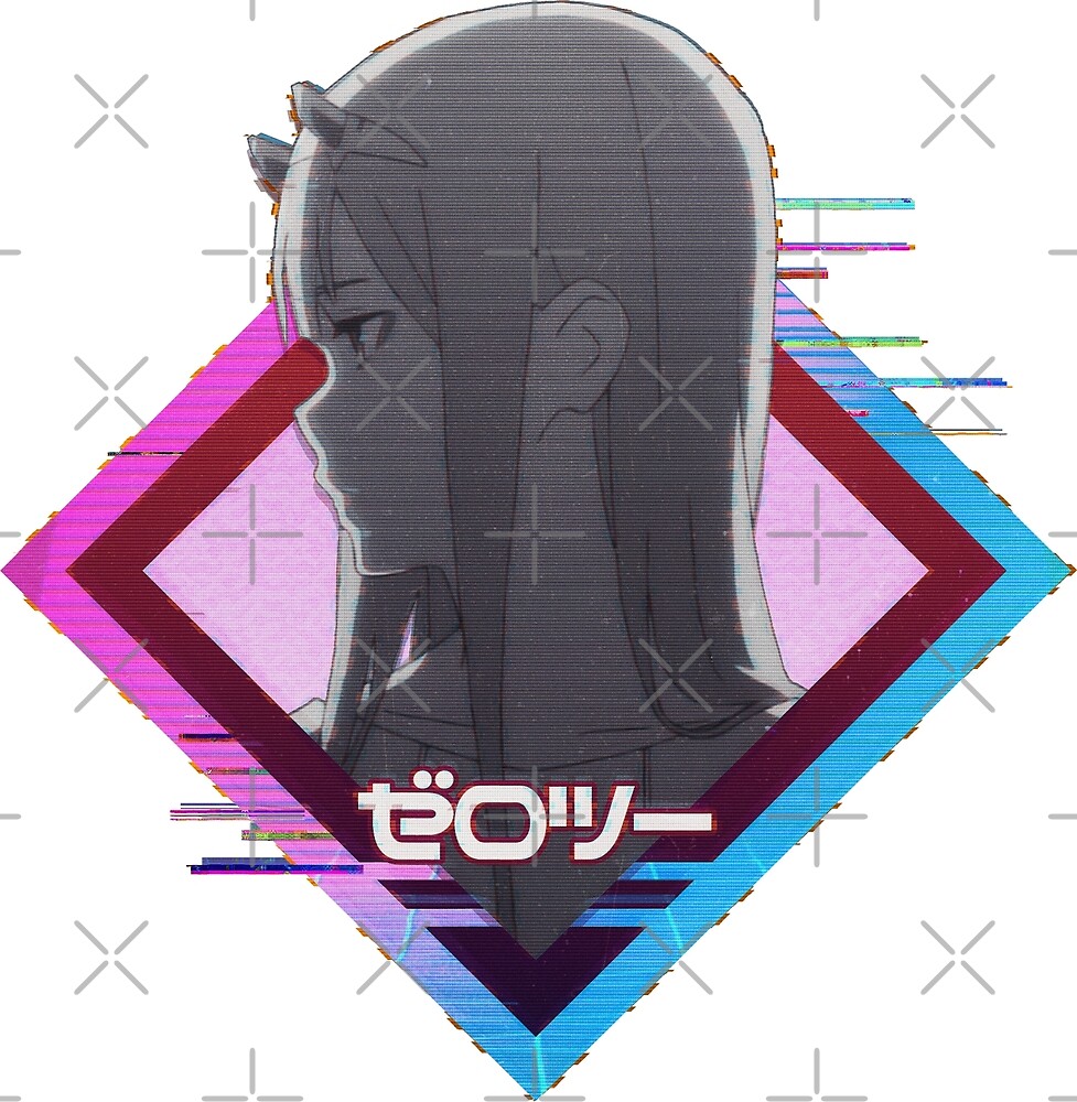 "Zero Two Sadness ゼロツー 【﻿V2】" by Waifu Dope | Redbubble