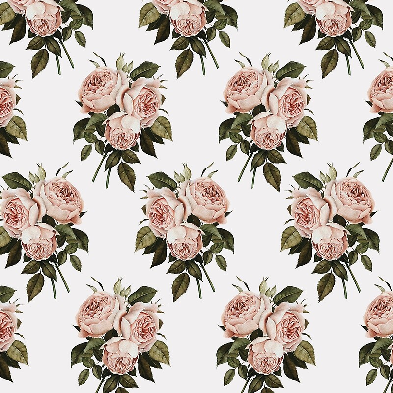 "Three English Roses Pattern" by Shealeen Louise | Redbubble