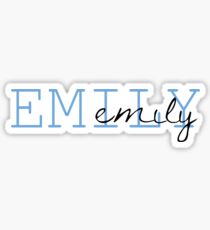 Emily Name Stickers | Redbubble