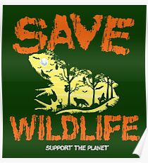 Save Wildlife Posters | Redbubble