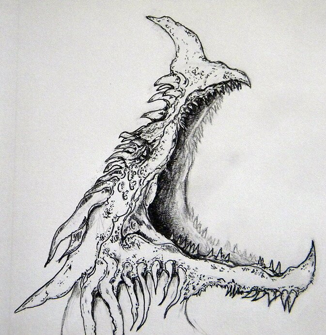 "Dragon Head Study" by RFGould | Redbubble