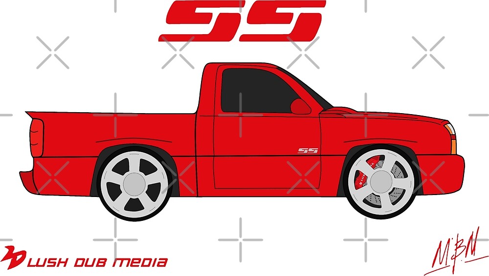 "Silverado SS Clone Single Cab - Lush Dub Media " by lushdubmedia ...