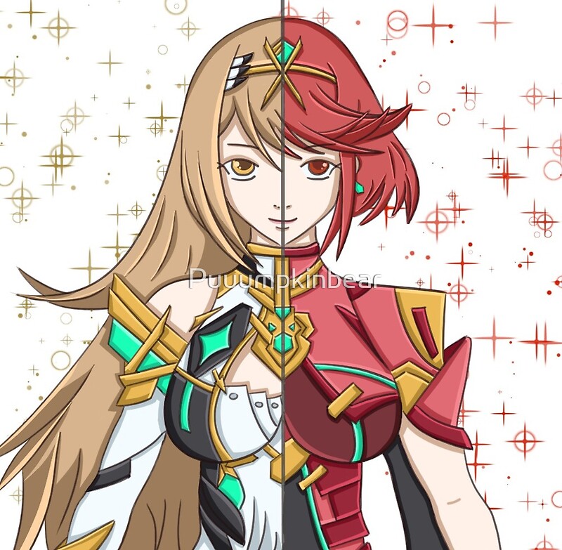"Mythra/Pyra - Xenoblade Chronicles 2 - Fanart" by Puuumpkinbear ...