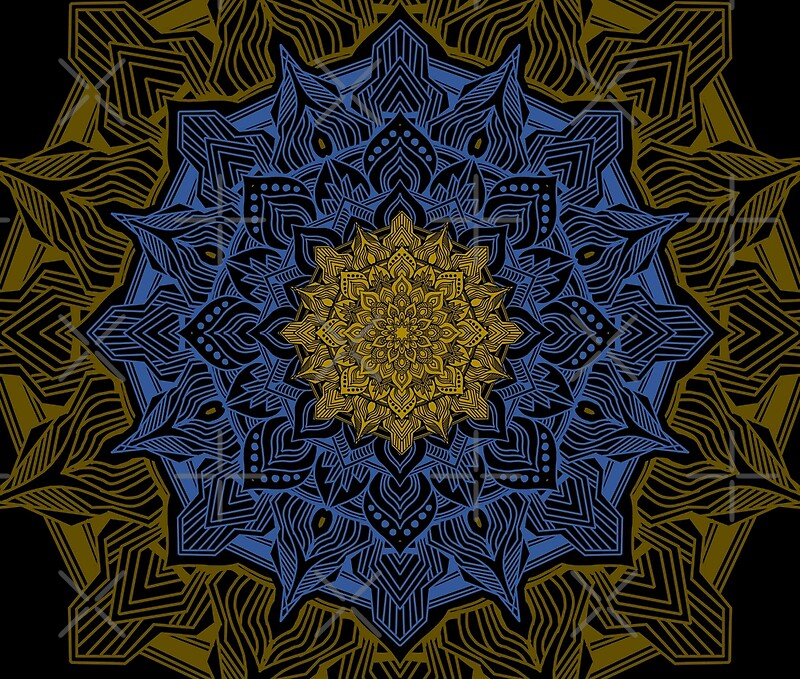 "Abstract Mandala Art 101" by Qimstudio | Redbubble