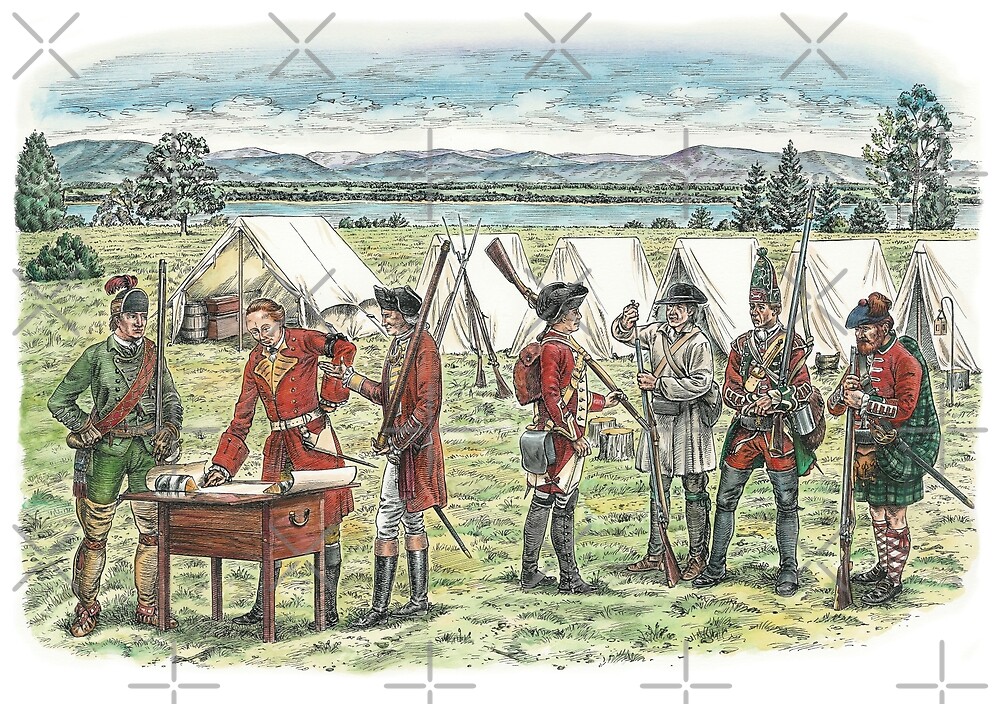 "British Troops at the Battle of Quebec 1759" by wonder-webb | Redbubble
