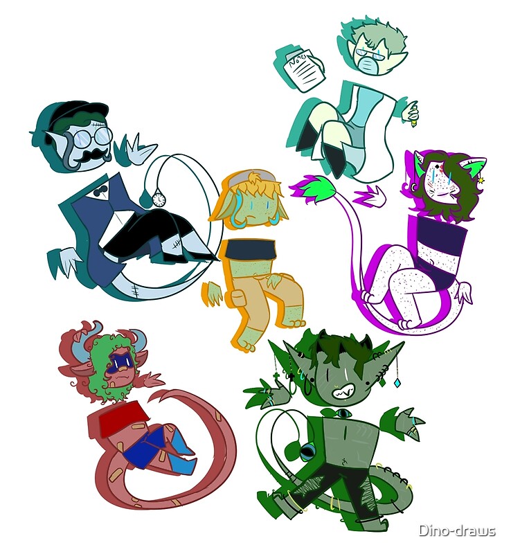 "squishy demon boys" by Dino-draws | Redbubble