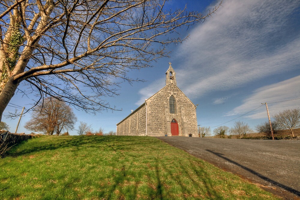 "Rural Irish church" by John Quinn | Redbubble