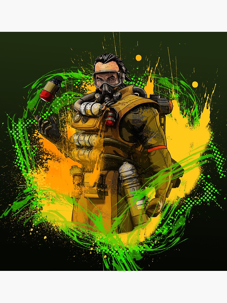 "Apex Caustic - HQ" Sticker by desiirawr | Redbubble