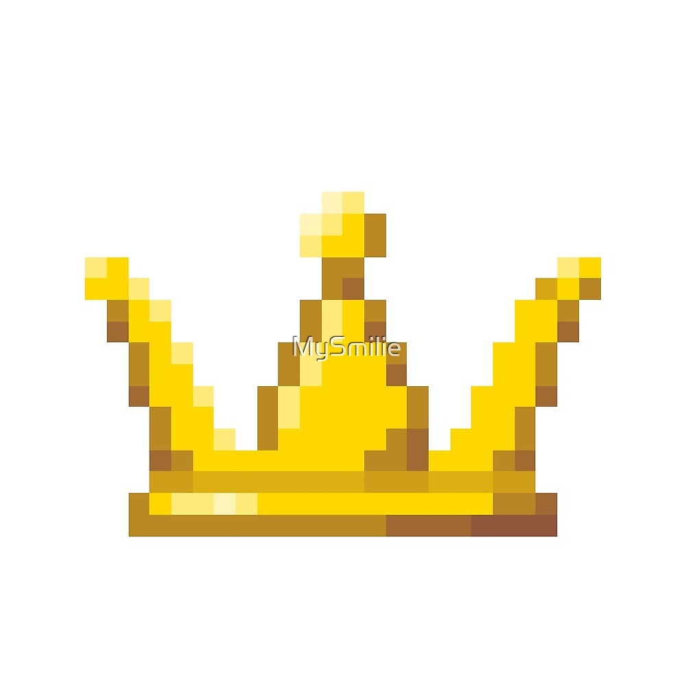 "Pixel Crown" by MySmilie | Redbubble