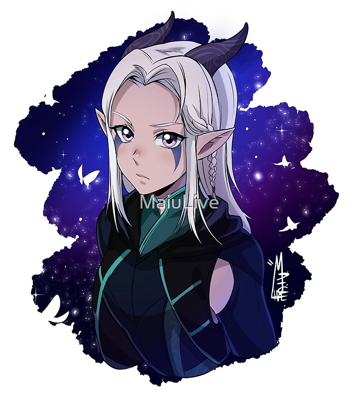 "The Dragon Prince Rayla" by MaiuLive | Redbubble