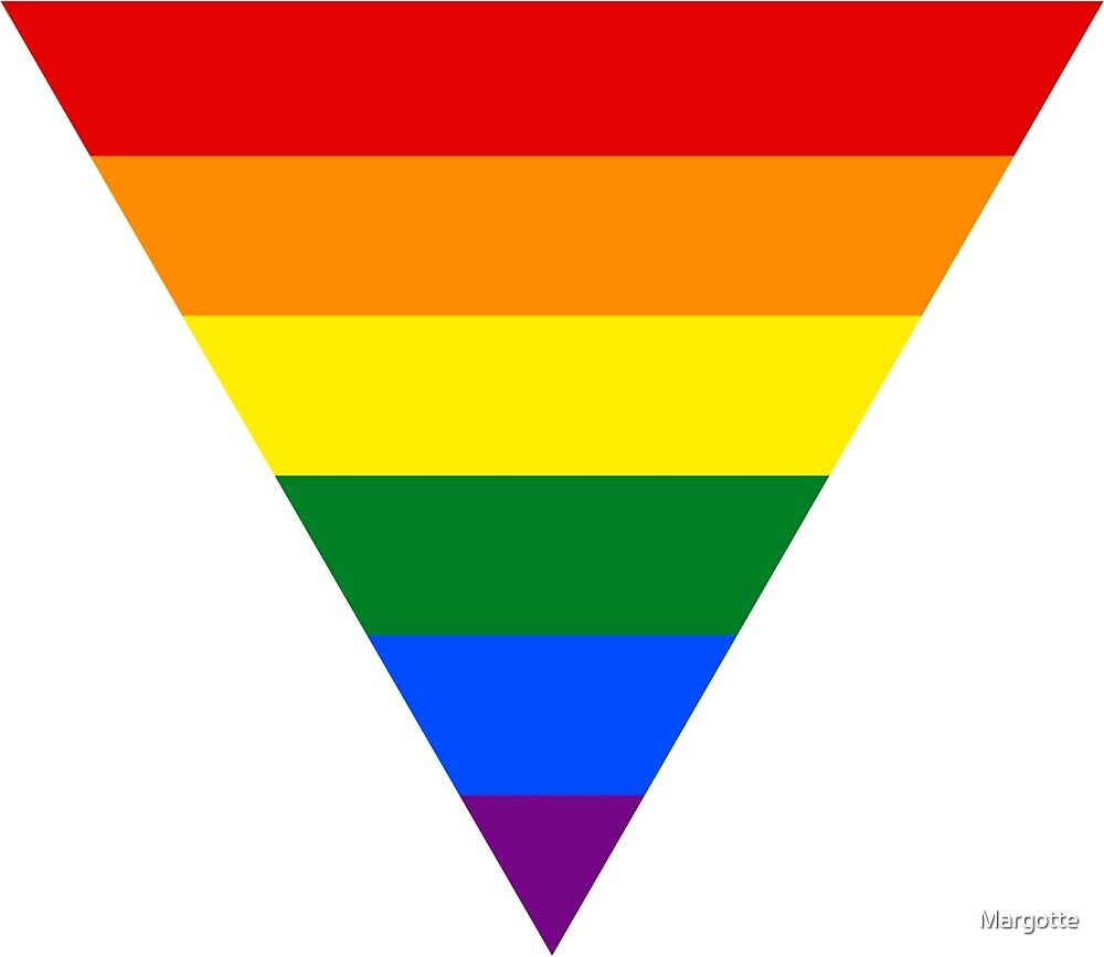 "LGBT triangle flag" by Margotte | Redbubble