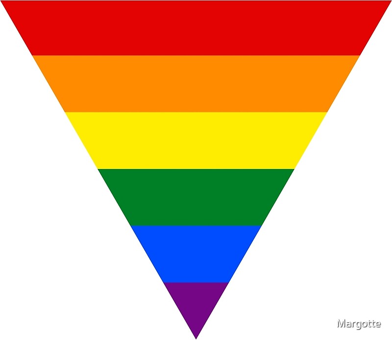 "LGBT triangle flag" by Margotte | Redbubble