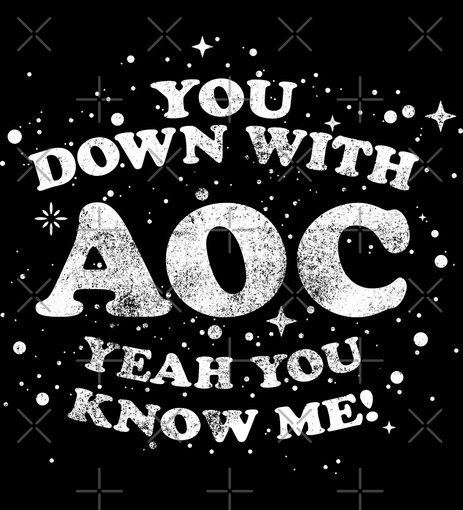 "Alexandria Ocasio Cortez Supporter T-Shirt Gift AOC Rap Tee" by ...