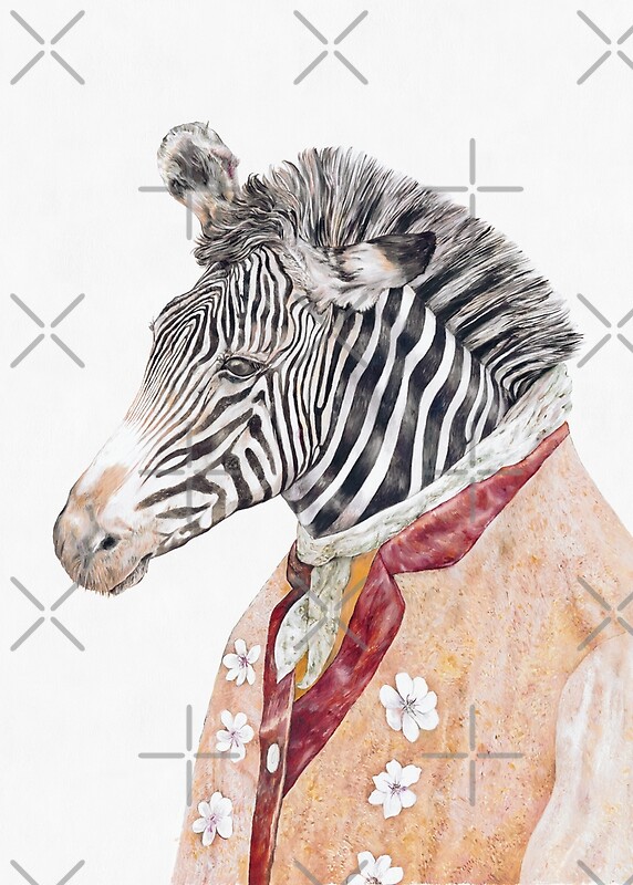 "Zebra Cream" by AnimalCrew | Redbubble