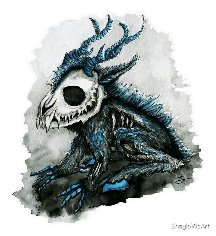 "Wendigo Baby Cryptid Monster" by ShaylaVieArt | Redbubble