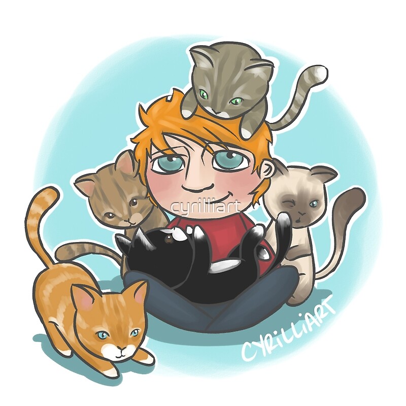 "Ed Cats" by cyrilliart | Redbubble