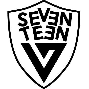 "SEVENTEEN 17 Logo" Sticker for Sale by skeletonvenus | Redbubble