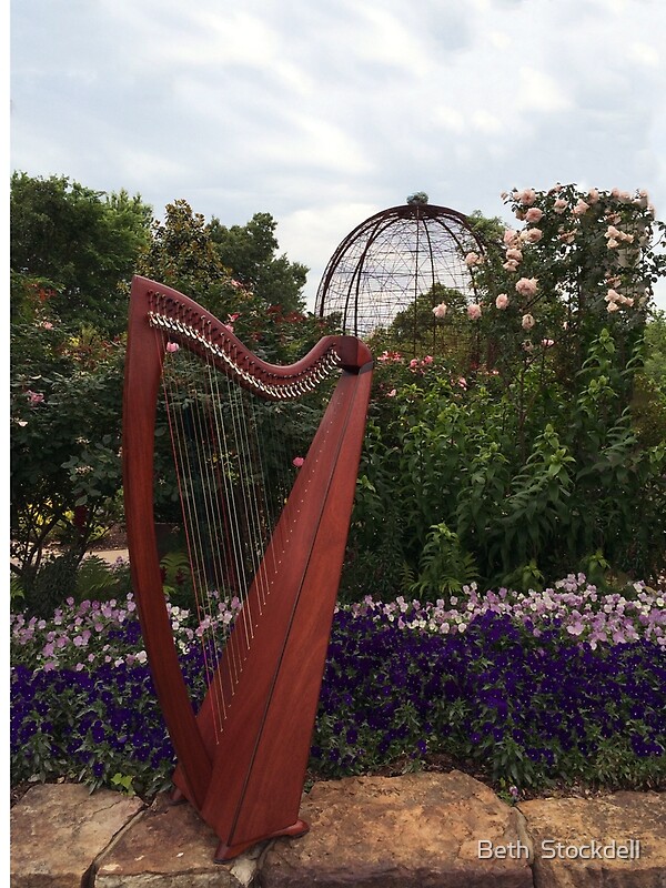 "Harp at the Botanical Garden" by Beth Stockdell | Redbubble