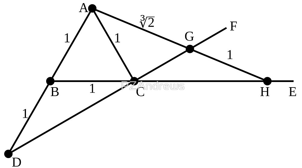 "Doubling the cube following a Neusis construction" by PZAndrews ...