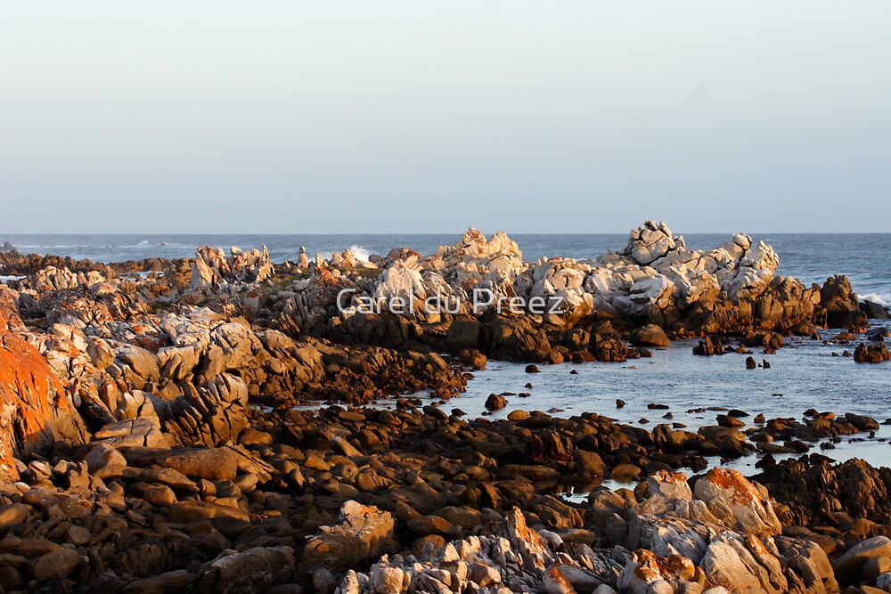 "Calm sea and rocks at The Willows, Port Elizabeth, South Africa" by ...
