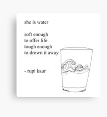 Rupi Kaur Canvas Prints | Redbubble