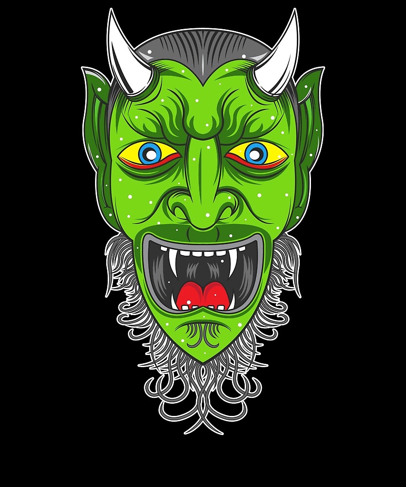 "Laughing Devil Illustration" by newimagedepot | Redbubble