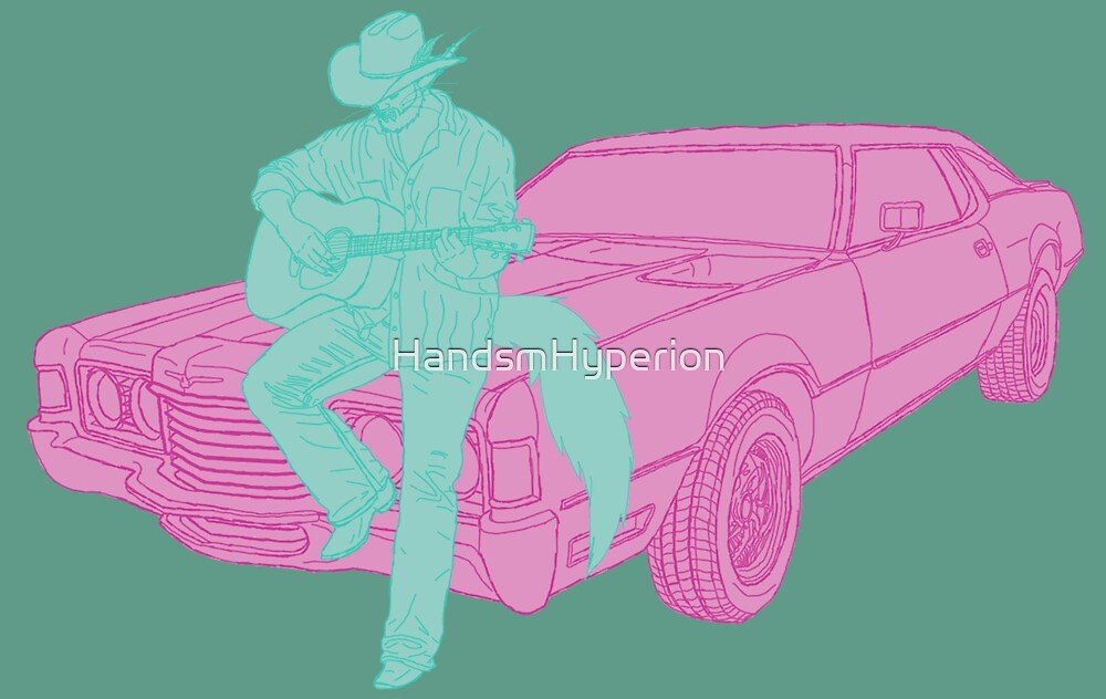 "Vaporwave Cowboy" by HandsmHyperion | Redbubble