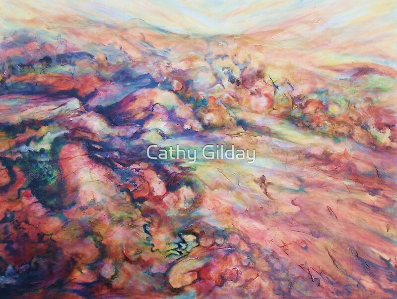 "Everard Ranges, SA" by Cathy Gilday | Redbubble