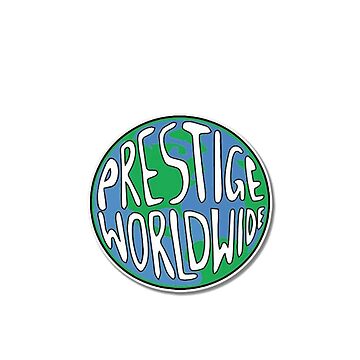 "Prestige Worldwide" Sticker for Sale by Kliethermes28 | Redbubble