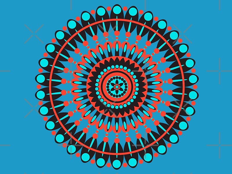 "Native American Mandala" by FrankieCat | Redbubble