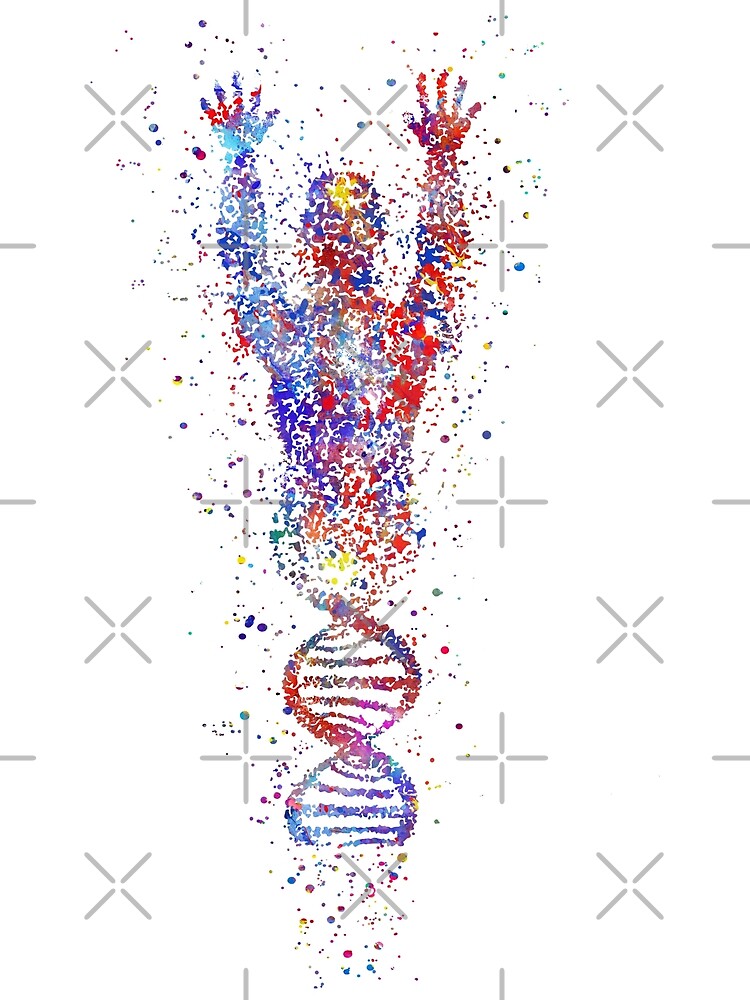 "Human body molecules, DNA molecule, DNA" by Rosaliartbook | Redbubble