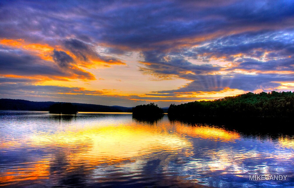 "TUPPER LAKE SUNSET " by MIKESANDY | Redbubble