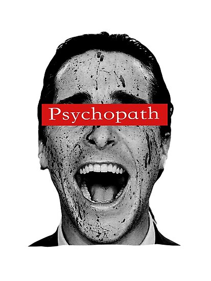 "Patrick Bateman - Laughing Psychopath" Photographic Print by FKstudios ...