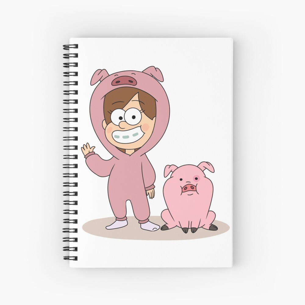 "Gravity Falls" Spiral Notebook by Miroc1902 | Redbubble