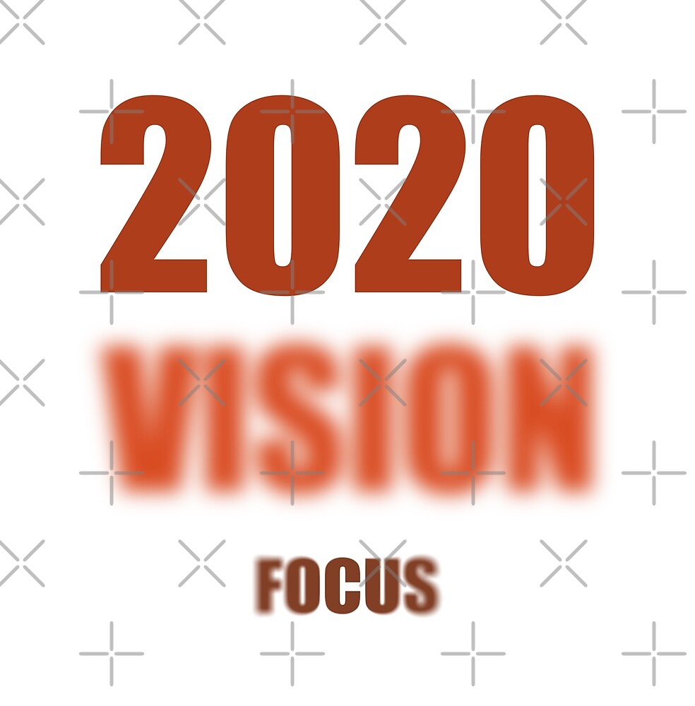 "2020 vision red" by ozzyme | Redbubble